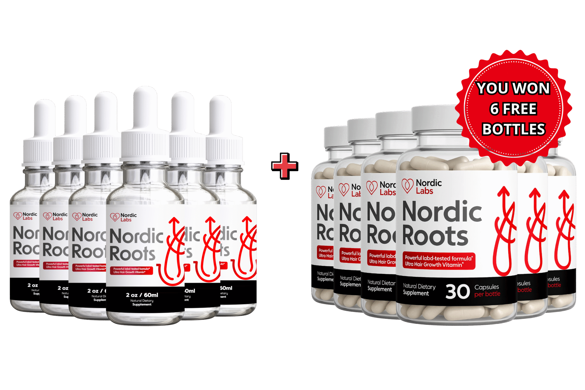 Link 1.0 – Nordic roots – PV Conta Gotas + Cápsulas (BRANCA) – Root Solution